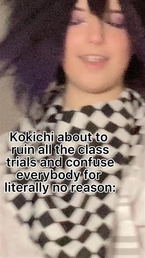 Kokichi Ouma Cosplay Danganronpa Funny Danganronpa Danganronpa Memes