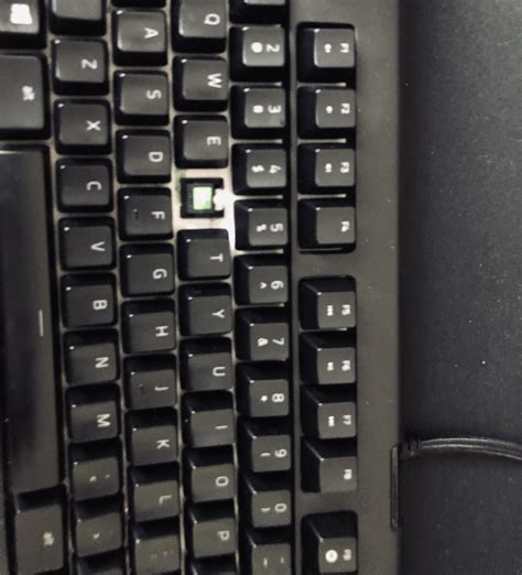 woke up to a missing key in my keyboard the r is missing r razer