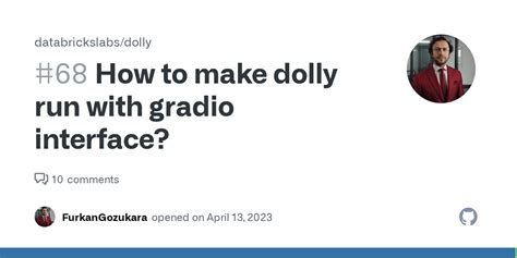 how to make dolly run with gradio interface · issue 68