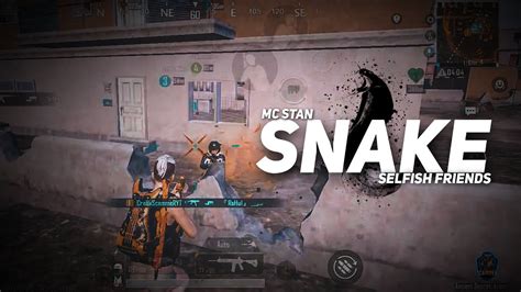 Mc Stan Snake 🐍 Bgmi Montage Four Fingers Plus Gyroscope
