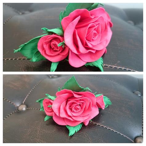 Шпилька ручної роботи з фоамирана — ціна 90 грн у каталозі Інші аксесуари Купити аксесуари за