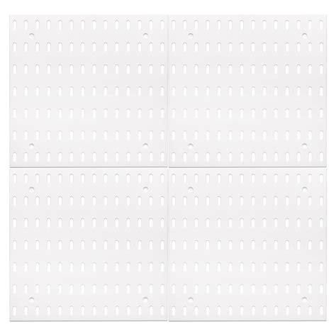 4pcs Plastic Pegboards Peg Board Wall Organizer For Garage Kitchen