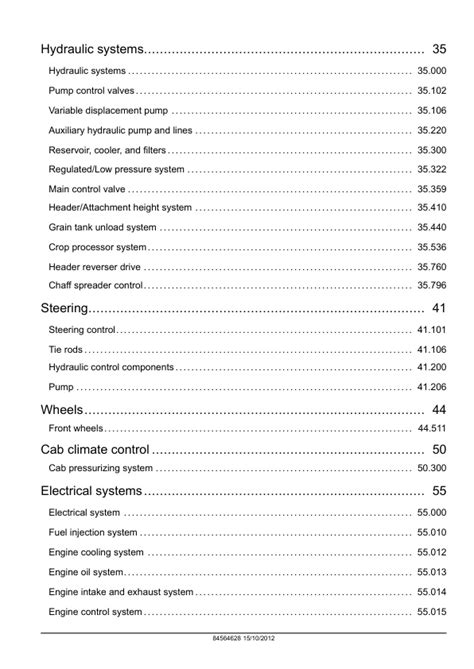 Service Manual Case Axial Flow 5130 6130 7130 Tier 4a Combine