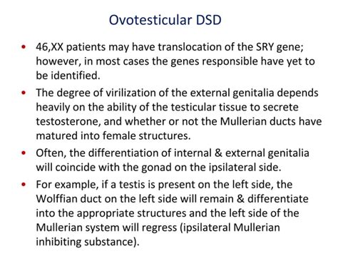 Disorder Of Sex Differentiation Presentation Pdf