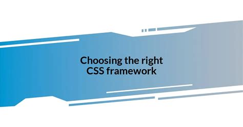 My Thoughts On CSS Frameworks Erictreacy Me