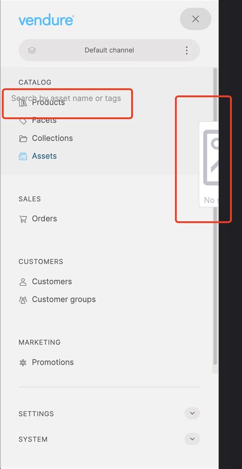 Assets Page In Responsive Mode · Issue 2206 · Vendure Ecommerce