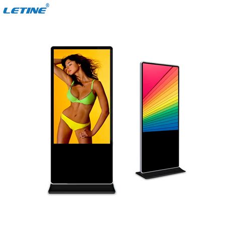 Customize Indoor Floor Stand TV Ad Machine Interactive Video Kiosk LCD