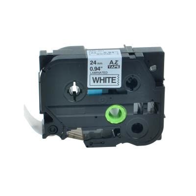 Brother TZe251 TZe-251 TZ251 TZ-251 Black on White 24MM x 8M P-TOUCH ...