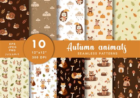Fall Seamless Pattern Graphic By JulzaArt Creative Fabrica