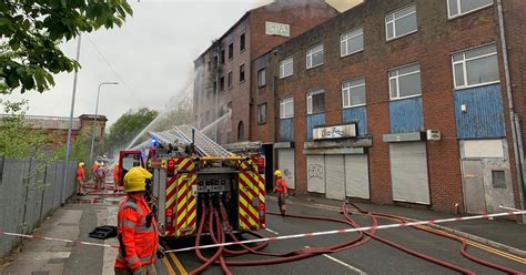 Smoke Seen For Miles Around As Huge Fire Breaks Out In Three Storey