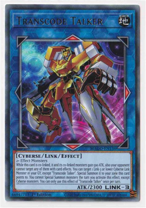 Transcode Talker Mago En136 Yu Gi Oh Single Card