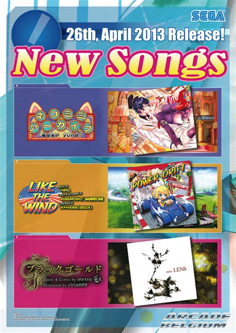 Hatsune Miku Project Diva Arcade Page