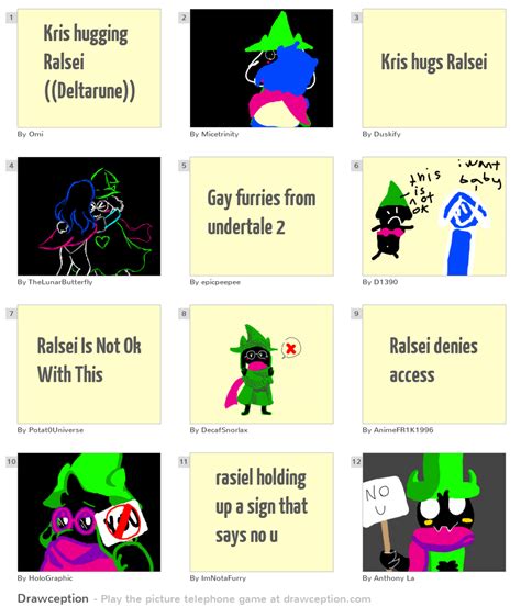 Kris Hugging Ralsei Deltarune Drawception