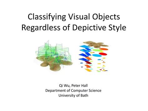 Ppt Classifying Visual Objects Regardless Of Depictive Style