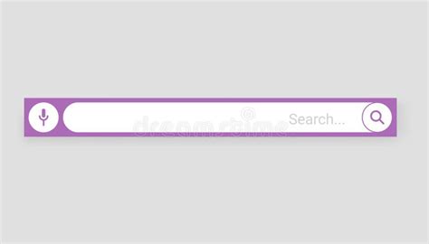 Browser Search Bar Web Page Internet Browser Button Search Box