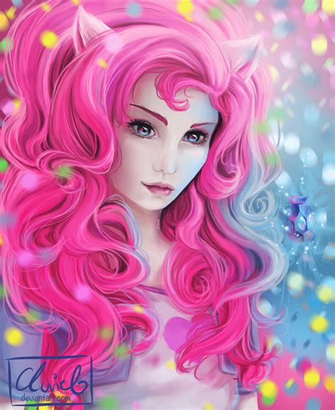 21198 Safe Artist Cluviel Pinkie Pie Human Eared Humanization