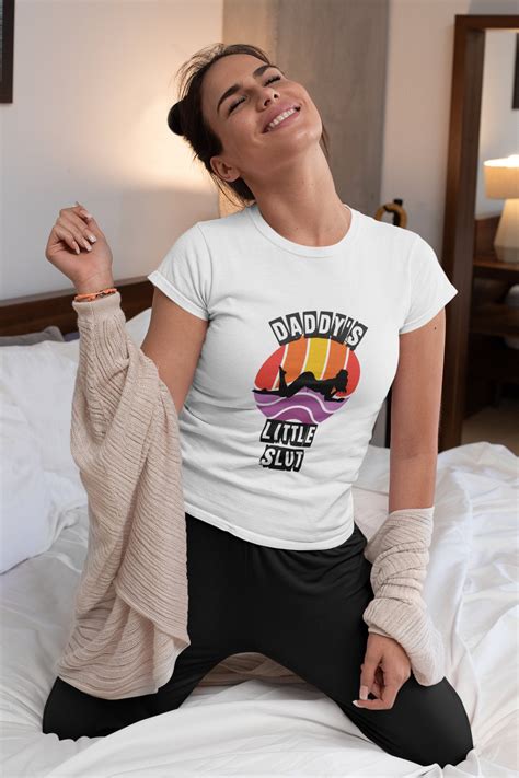 Daddys Little Slut T Shirt Daddy Dom Tee Submissive Etsy