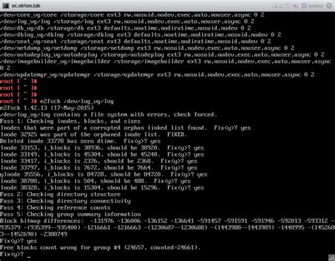 Vcsa 65 Broken Filesystem Welcome To Emergency Mode
