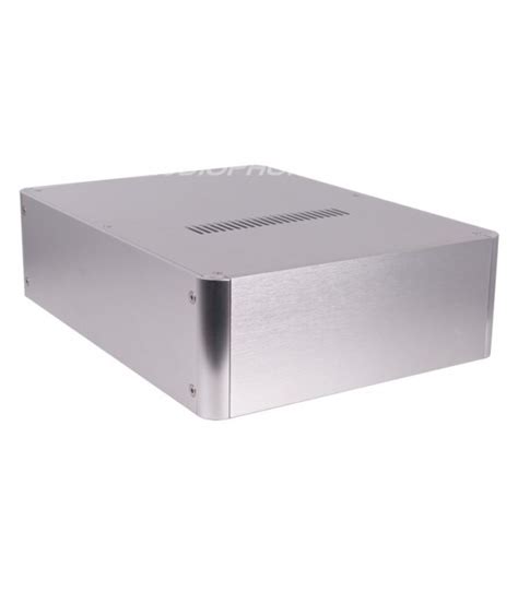 DIY Box Aluminium X X Mm Silver Audiophonics
