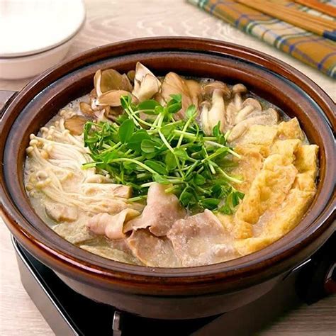 糖質オフ！1人分88g♪ きのこのごま豆乳鍋のレシピ動画・作り方 デリッシュキッチン