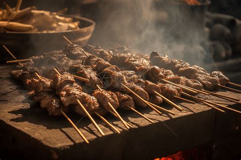 美味的羊肉串高清图片下载 正版图片600083177 摄图网