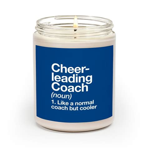 Cheerleading Coach Definition Sports Scented Candles Sold By Danyette