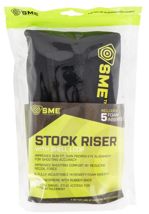Sme Stock Riser Sme Rsrsl Rifle Stock Riser Wshell Loop Abide Armory