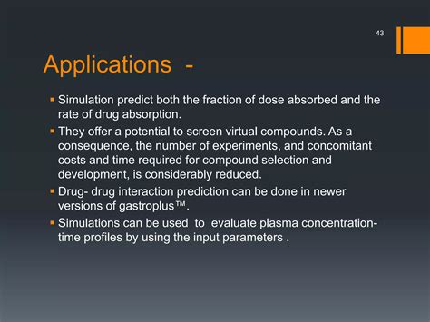 Gastric Absorption Simulation Pptx