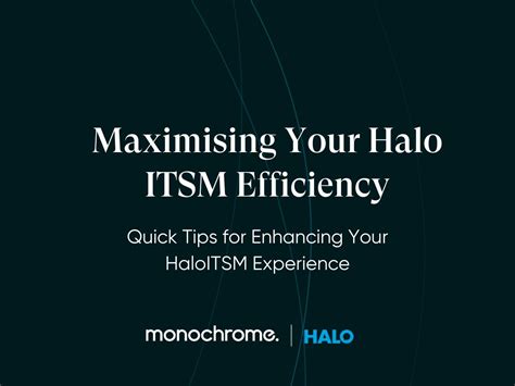 Haloitsm Itsm Workflowautomation Productivity Techsolutions