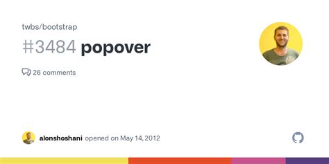 Popover · Issue 3484 · Twbsbootstrap · Github