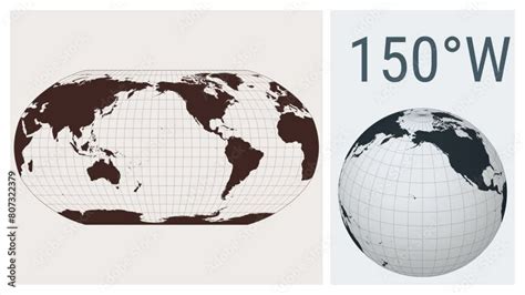 World Map Animation Robinson Projection Solid Color Style Animated World Map In Robinson