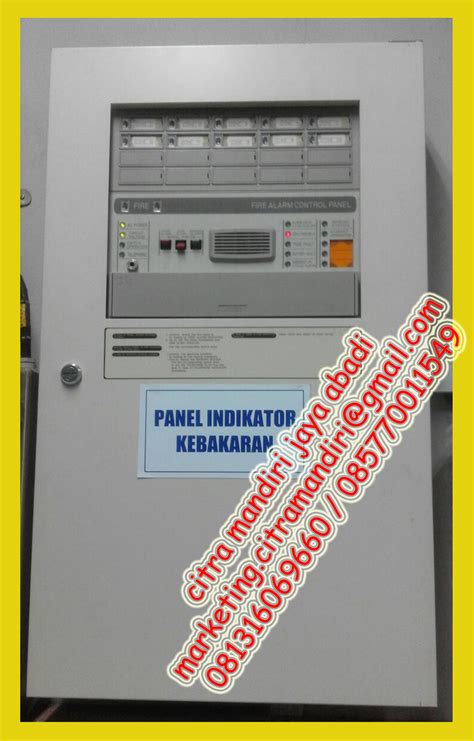 Jual Panel Alarm Mcfa Master Control Fire Alarm Nittan Oleh Citra