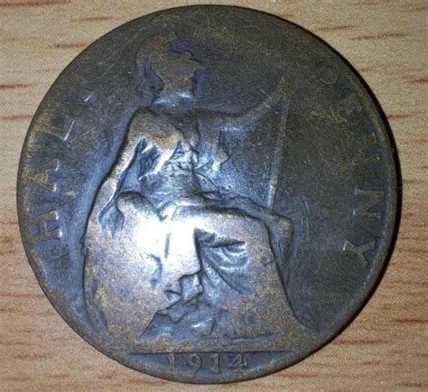 HALF PENNY George V Coin PicClick UK