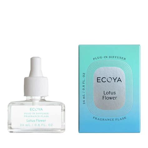 Ecoya Plug In Diffuser Fragrance Flask Lotus Flower Ecoya