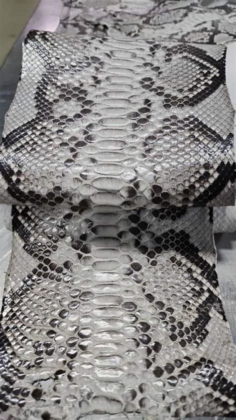 Exotic Leather Natural Python Hide For Luxury Leathercraft Genuine