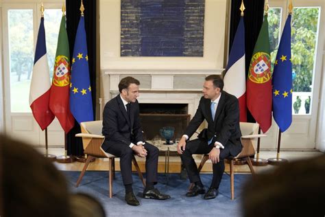 Macron Says Ukraine Is An Existential Fight For Europe As He Makes