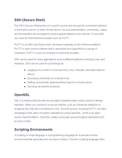 1264 Shells And Scripting Facts Ssh Secure Shell The Ssh Secure