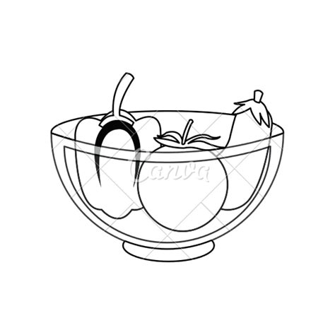 Mixing Bowl Drawing At Getdrawings Free Download
