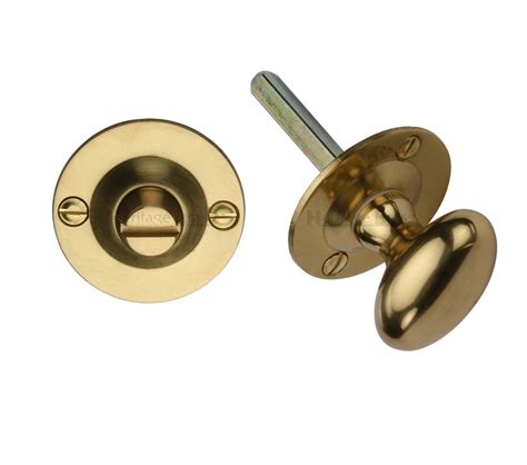 Buy Heritage Brass Round 36mm Diameter Turn And Release Polished Brass Web Ironmongery