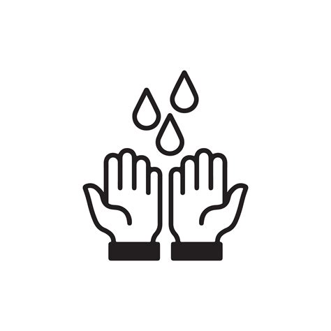 Hand Washing Icon Eps 10 10737273 Vector Art At Vecteezy
