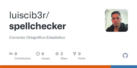GitHub luiscib r spellchecker Corrector Ortográfico Estadistico