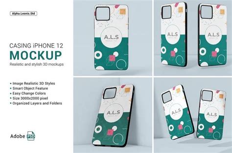 Mockup Casing Iphone 12 Template Iphone Cases Case Iphone