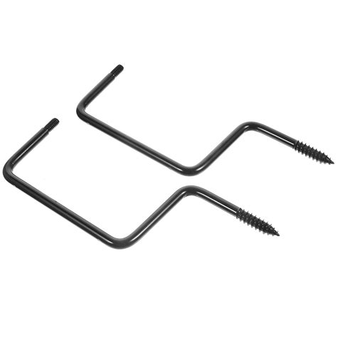 2 Pcs Bird Feeder Hanger Wrought Iron Bracket Hook Feeders Coat Hangers Plants Brackets Light