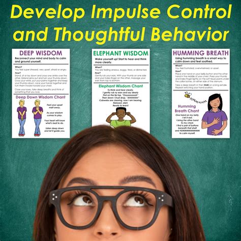 Self Regulation Posters Your Therapy Source