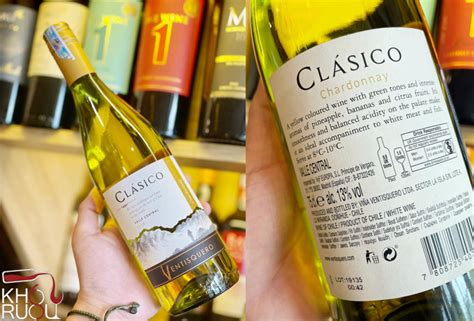 Rượu Vang Chile Trắng Clasico Chardonnay Ventisquero Cao Cấp
