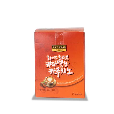 화이트쵸코렛 캬라멜향 카푸치노 12포 24 08 18 씨즈씨앤티