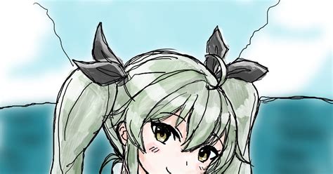ガールズandパンツァー アンチョビさん はっちゃんのイラスト Pixiv
