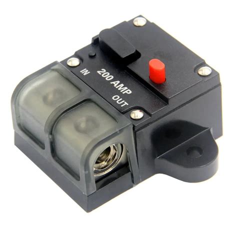Iztoss 200 Amp Manual Resettable Circuit Breaker Switch Car Stereo