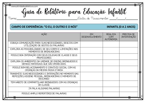Relatorio Educacao Infantil Bncc Edulearn NBKomputer