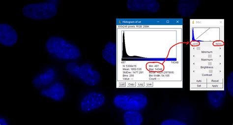 imagej default display range calculation image analysis image sc forum